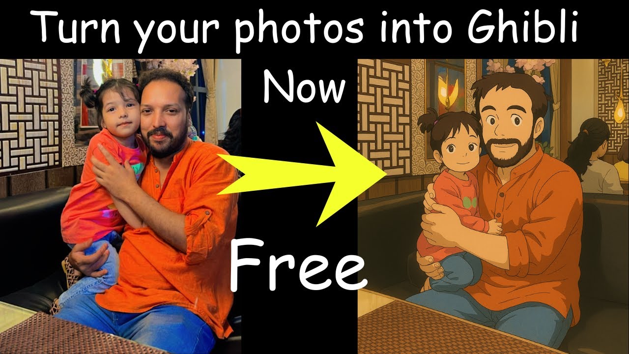 Turn your photos into Ghibli character | Chat GPT | Easy way - YouTube