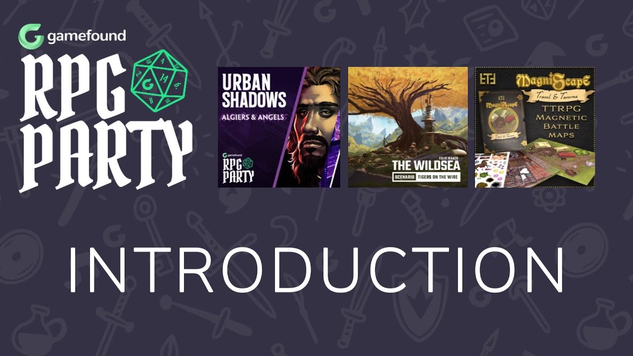 Gamefound's RPG Party: Introduction - YouTube