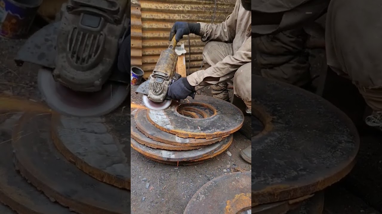 Ship Plate Grinding #short #shortvideo - YouTube