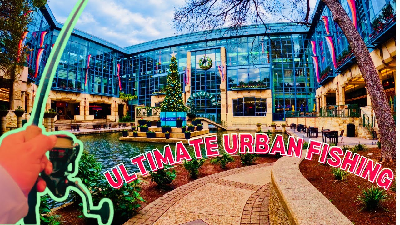 FISHING the San Antonio RIVERWALK (URBAN FISHING) - YouTube
