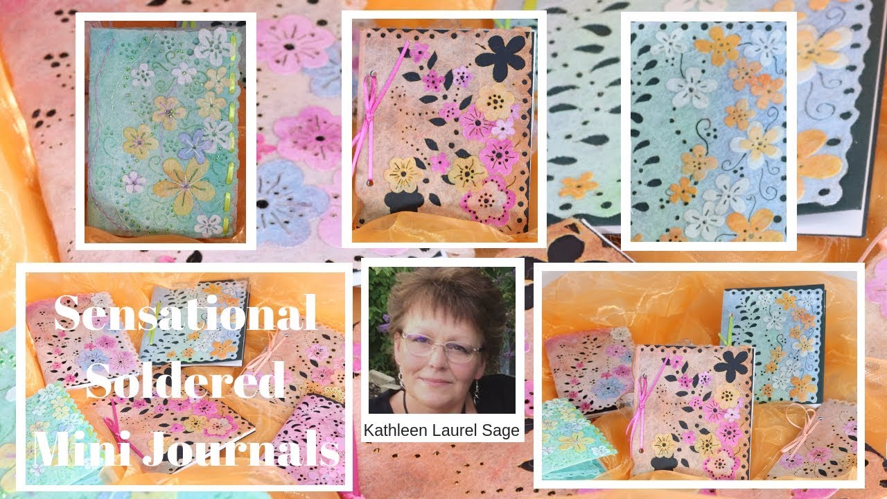 Sensational Soldered mini journals - YouTube