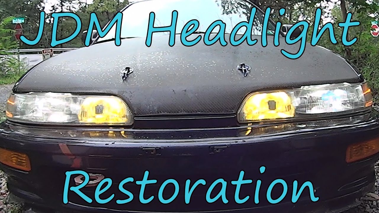 Project DA9: Ep 13- JDM Headlight Restoration - YouTube