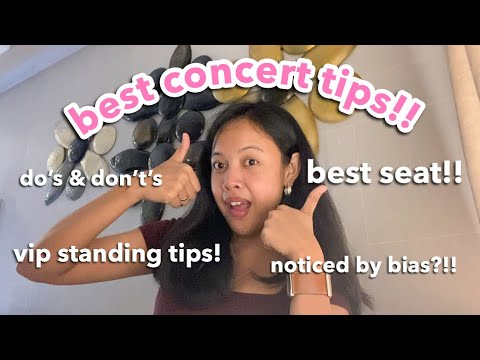 CONCERT TIPS & GUIDES! BEST SEAT IN MOA ARENA, VIP STANDING TIPS, HOW ...