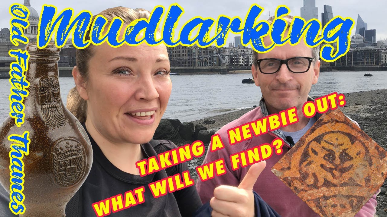 Mudlarking with a Black Cab Driver - How to Mudlark for Beginners with OFT and Mark Monroe - YouTube