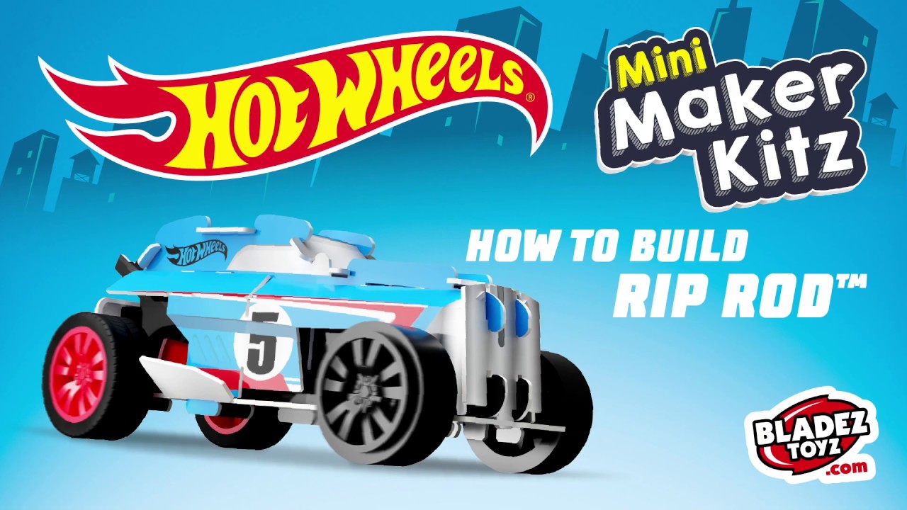 Hot Wheels Mini Maker Kits - Rip Rod™ Assembly Video - YouTube
