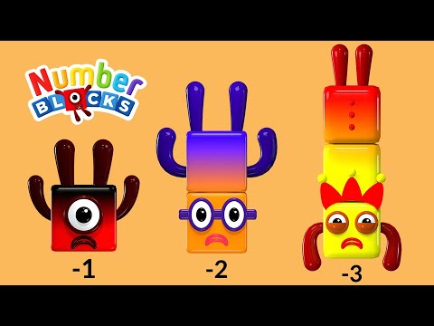 Numberblocks but EVERYONE is NEGATIVE - YouTube