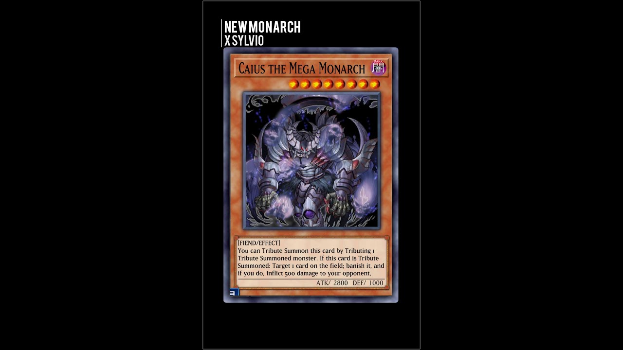 Yugioh Duel Links - New Monarch! Caius the Mega Monarch x Sylvio - YouTube