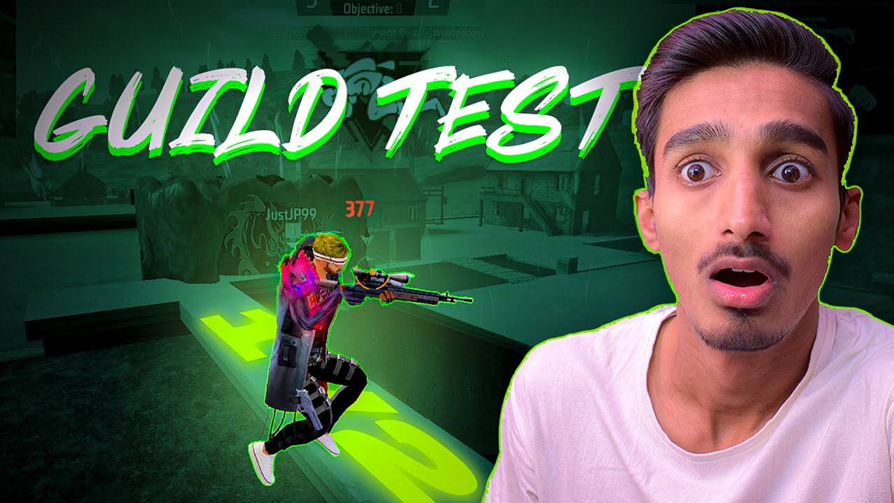 GUILD TEST LIVE 🥵🔥1V2 HARDEST GUILD TEST FREE FIRE LIVE 😈 JUST E-SPORT ...