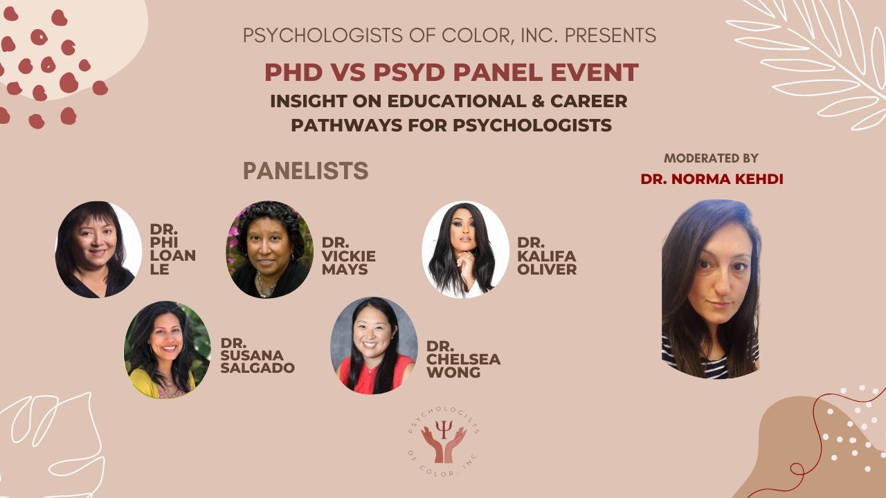 Ph.D. vs. Psy.D. Panel Event: Insight on Educational & Career Pathways ...