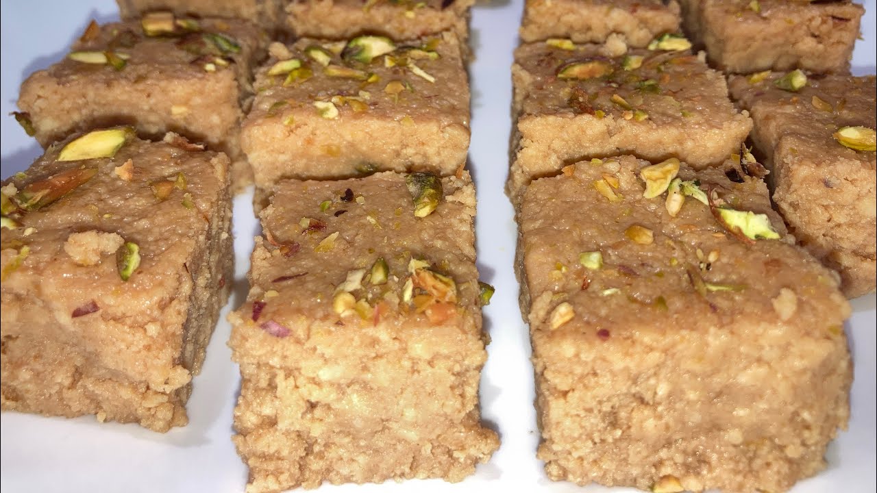 Sirf 1tsp Ghee Mithayi Recipe | Holi Special Mithayi | Barfi Recipe ...