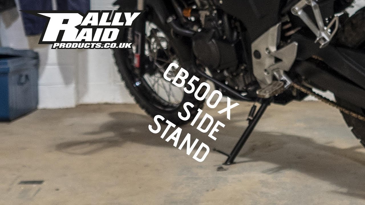 Rally Raid CB500x Build: Side Stand - YouTube