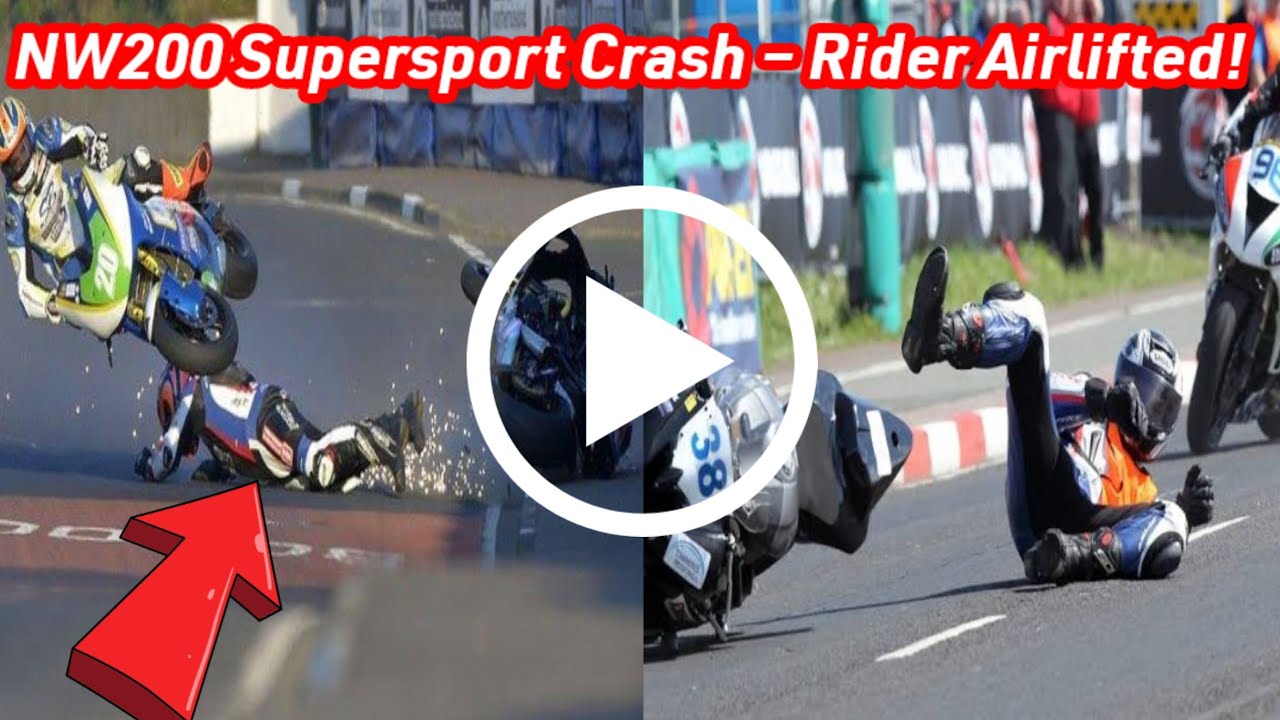 North West 200 crash 2025: Supersport Qualifying Crash – Riders Injured, One Airlifted |NW200 ...