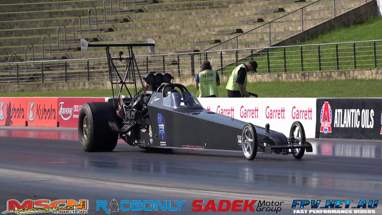 CAMERON AMBESI RACING PRO ALCOHOL DRAGSTER 6.40 @ 213 MPH - YouTube