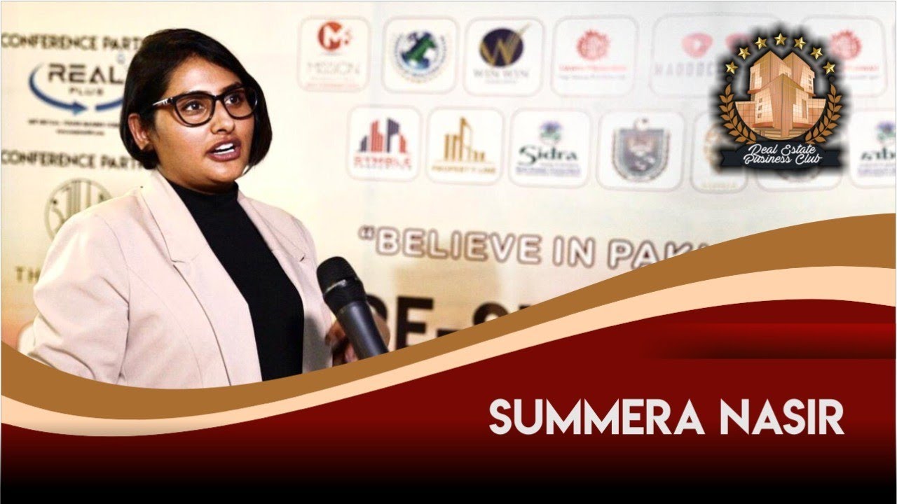 Testimonial of SUMMERA NASIR at #REBC event 4th July 2022 Islamabad ...