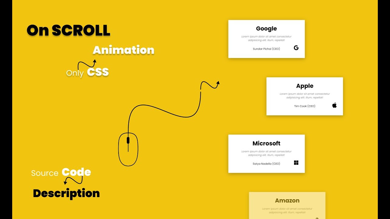 Only 2 Lines of CSS for Amazing Scroll Animations! 🚀 No JS Needed ...