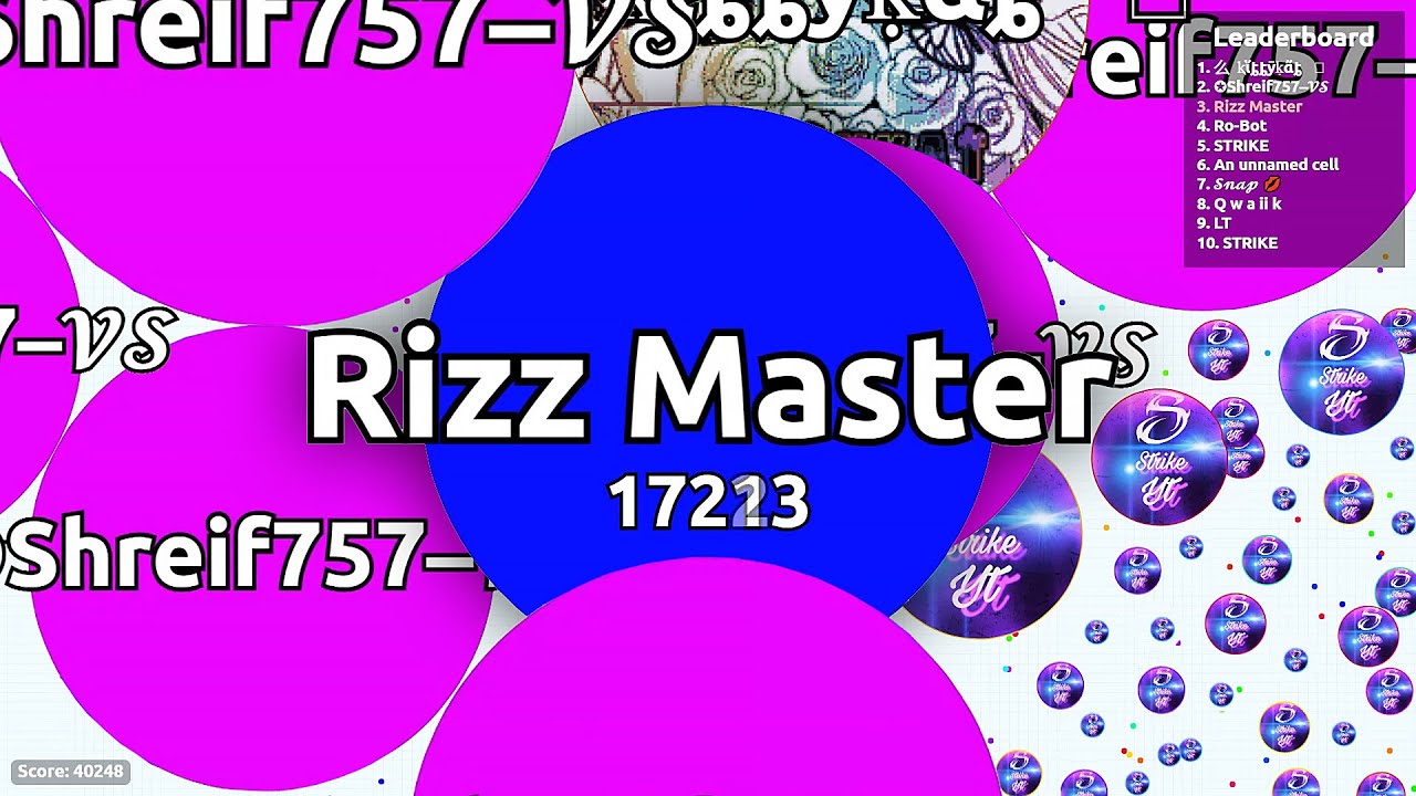 Rizz Master in Agario - YouTube