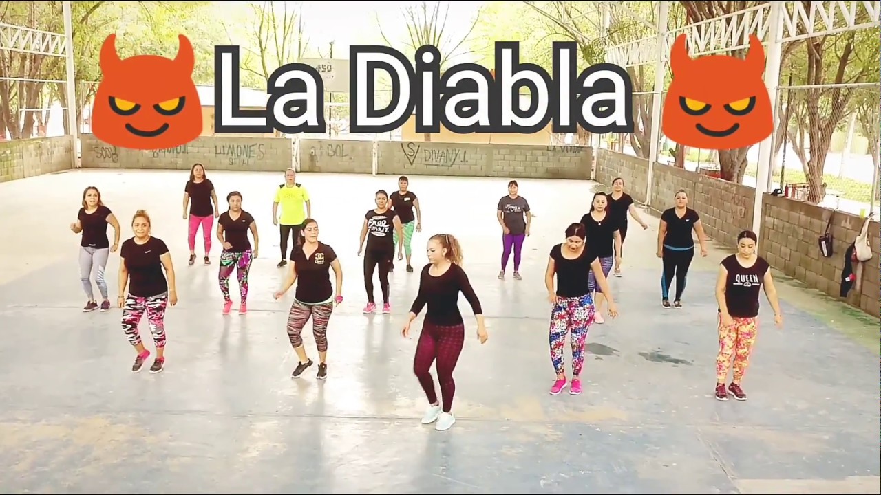 😈LA DIABLA 😈Nicky Jam ft Alex Sensation.. (mireya fraimart) zumba - YouTube