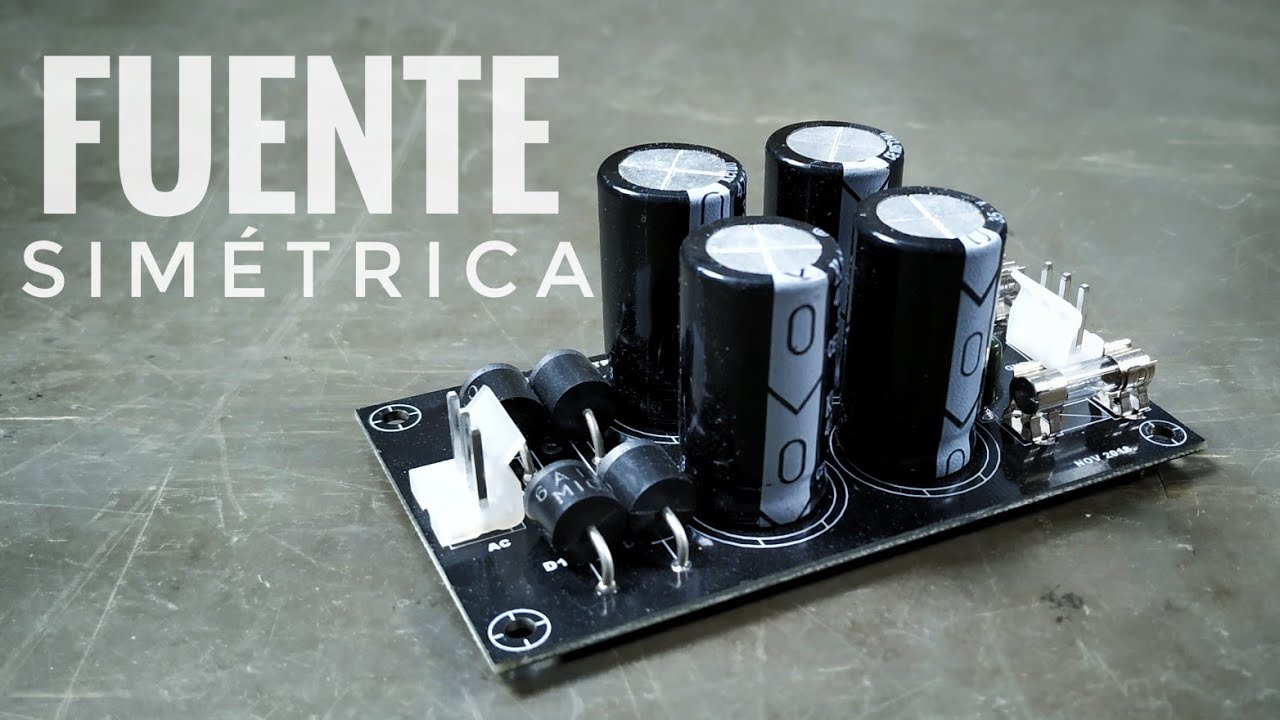 PCB Fuente Simétrica de Potencia | JLCPCB - YouTube
