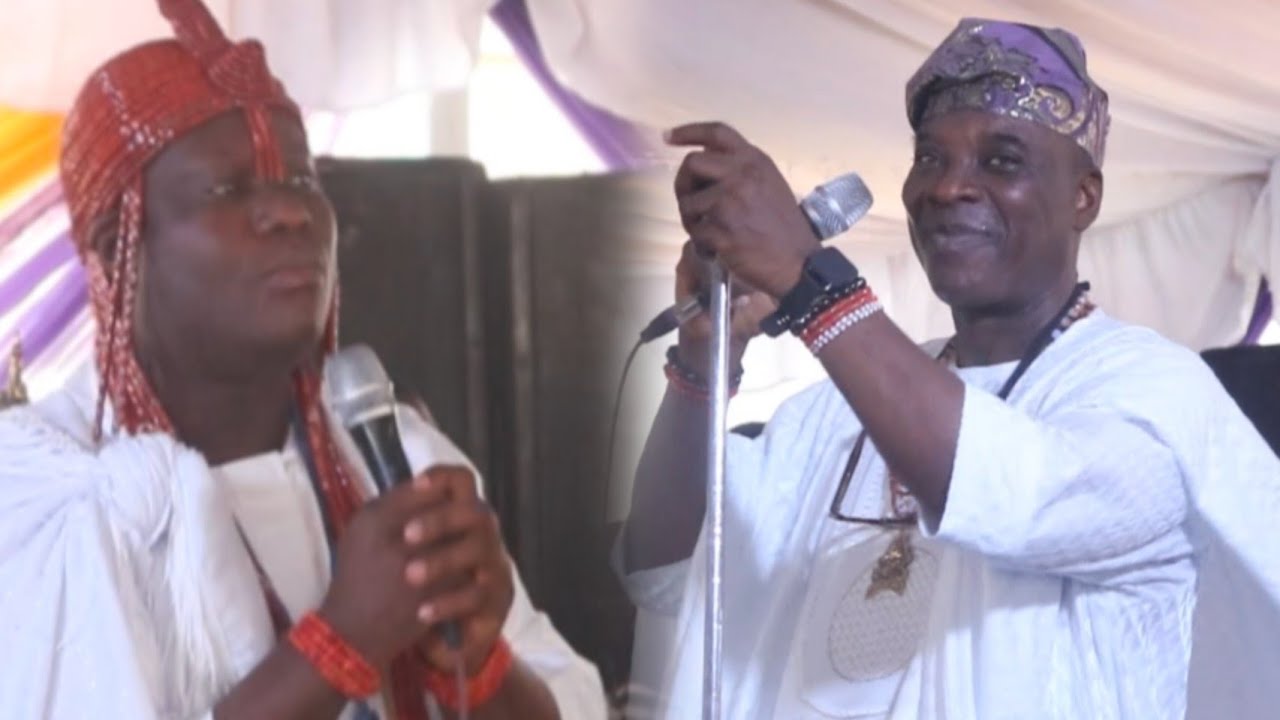 See What happens Between Ooni of Ife And K1 De Ultimate at the ...