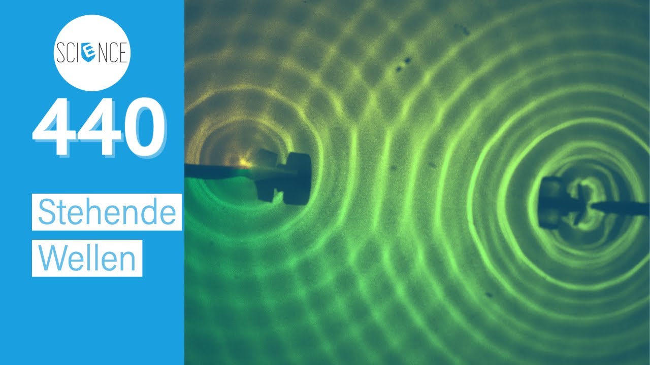 440 Wasserwelle - Stehende Wellen - Experiment - YouTube