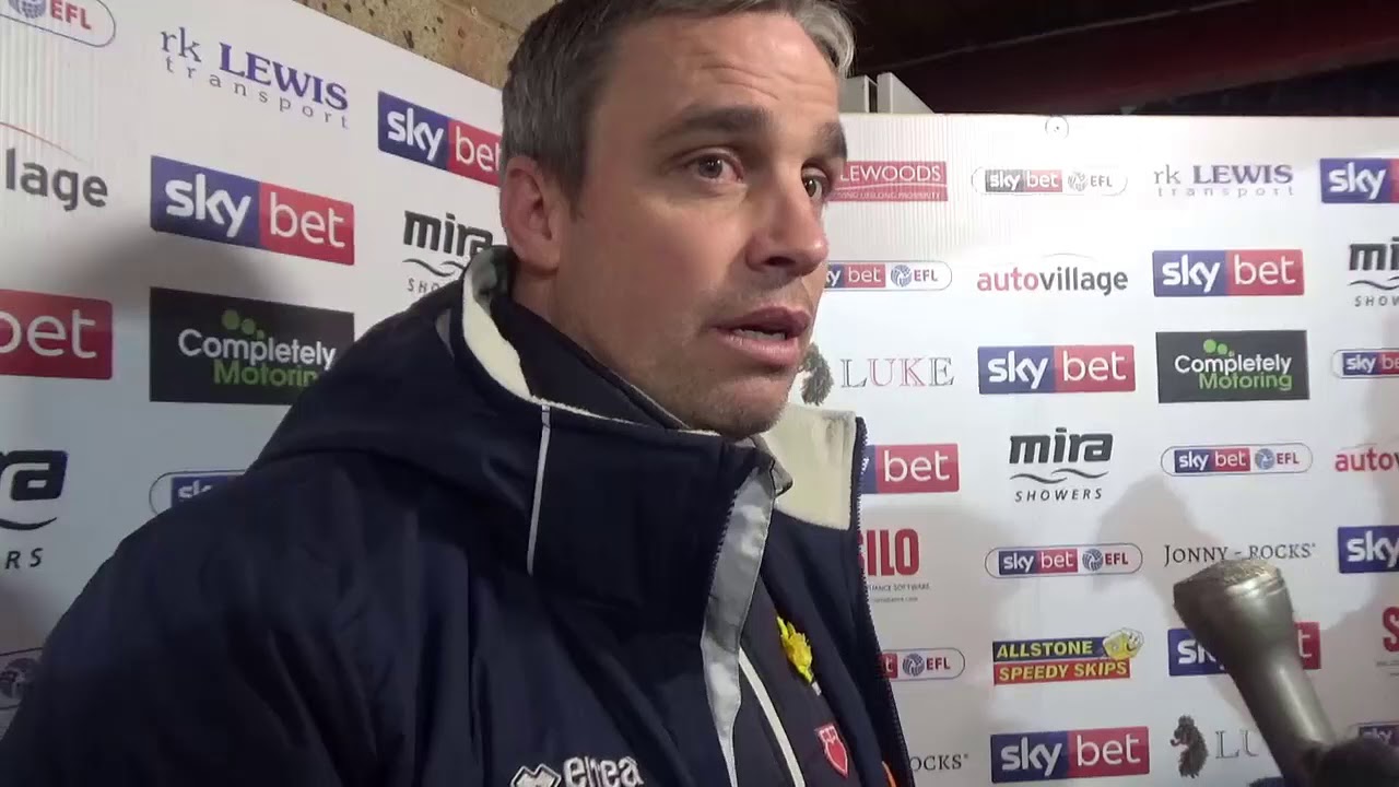 Michael Duff on Cheltenham's 1-1 home draw against Cambridge United ...