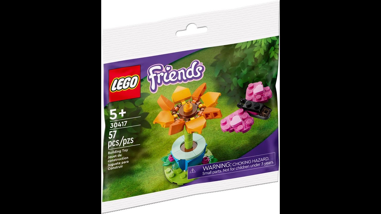 Lego Friends 30417 Garden Flower and Butterfly polybag speedbuild ...