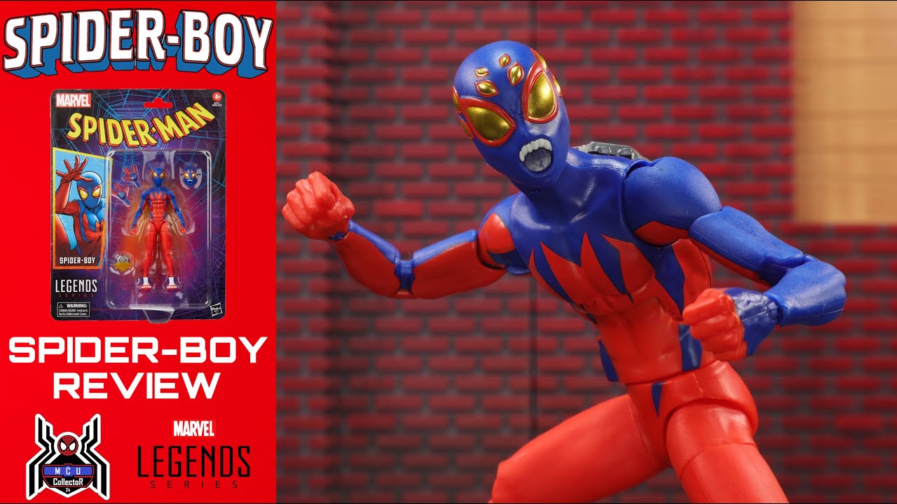 Marvel Legends SPIDER-BOY Bailey Briggs Spidey Sidekick Retro Spider ...