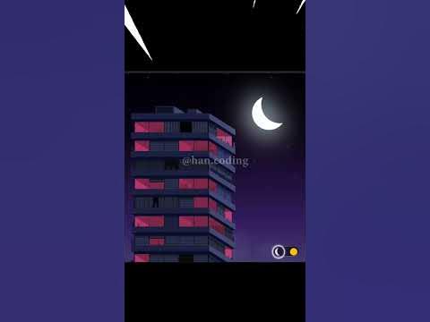 City day-night animation dengan HTML | CSS #shorts #coding #codingtutorials #html #htmltutorial ...