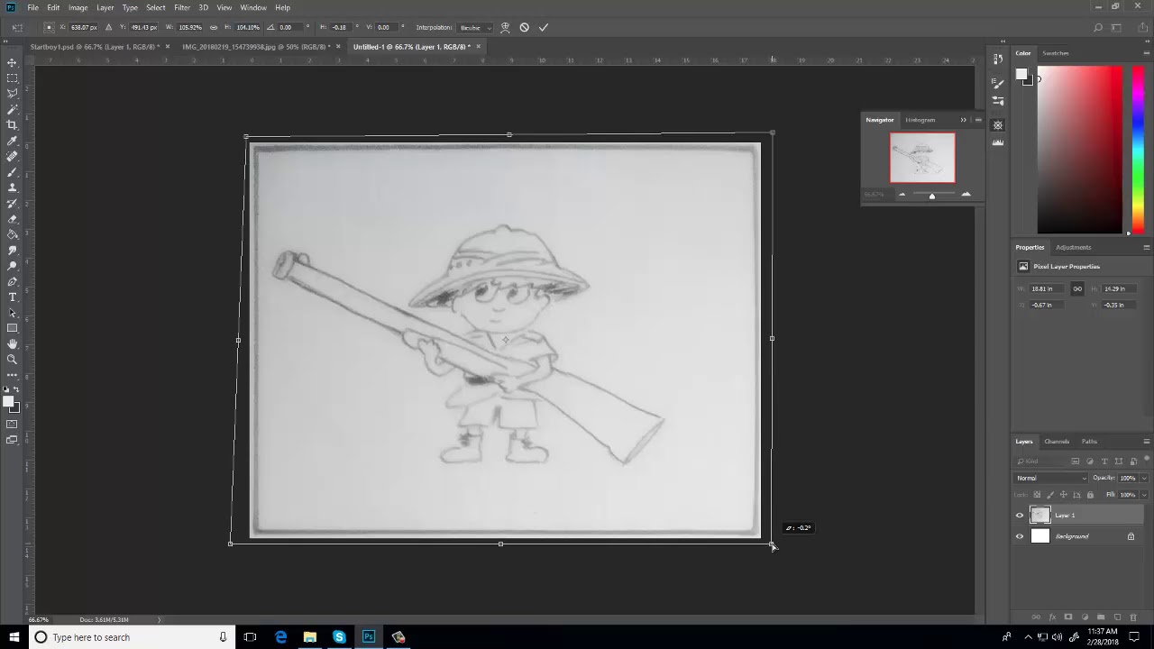 Animatic Photoshop part1 - YouTube