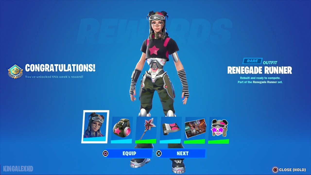 How To WIN The Renegade Runner Cup & Get Renegade Runner Skin For FREE ...