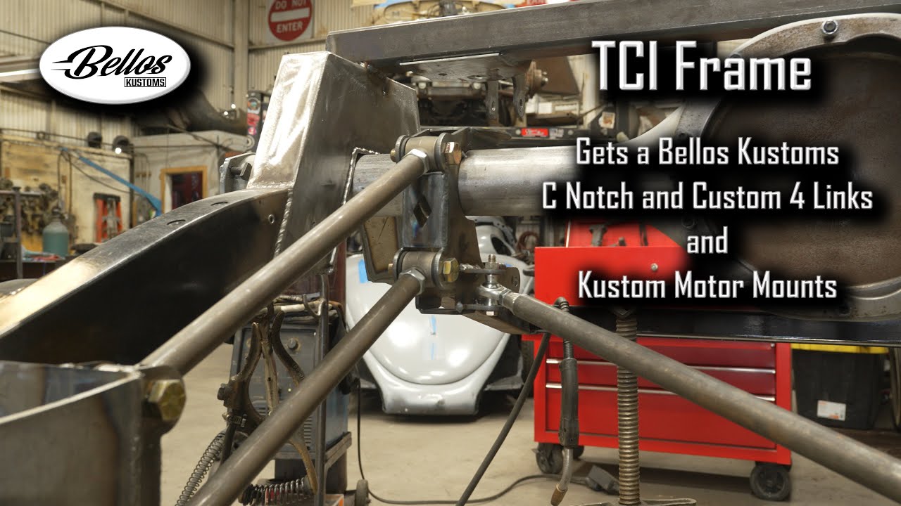 Doing a C-Notch on a 1936 Ford TCI Frame - YouTube
