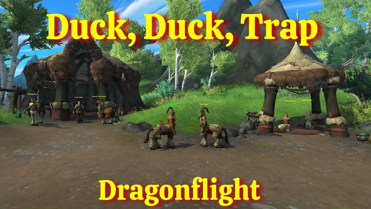 Duck, Duck, Trap Maruuk Centaur Quest--WoW Dragonflight - YouTube