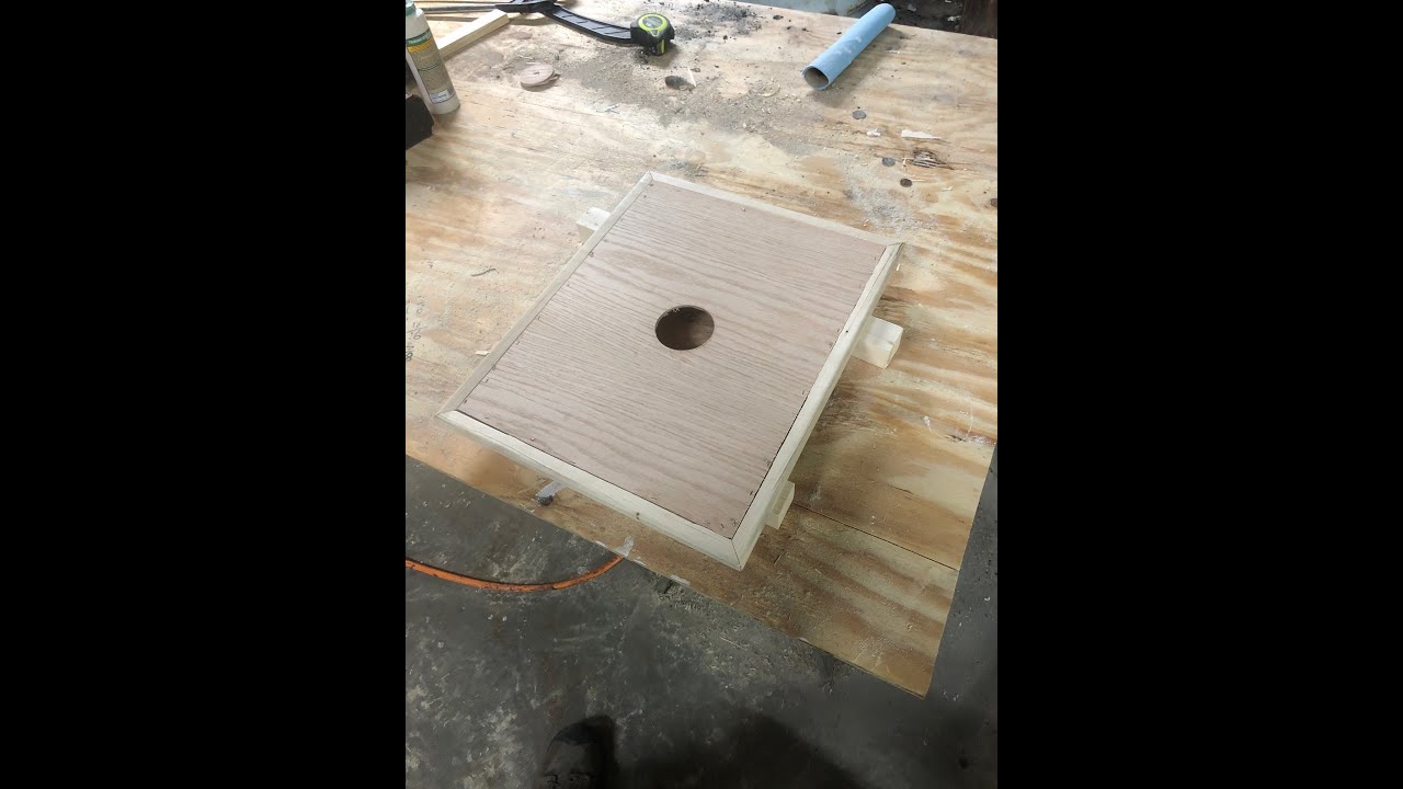 Easy DIY Beehive Inner Cover - YouTube