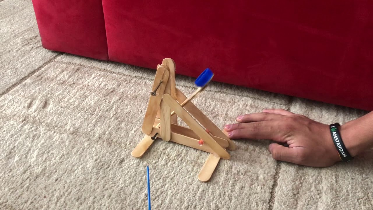 Proyecto final de Fisica, la Catapulta - YouTube