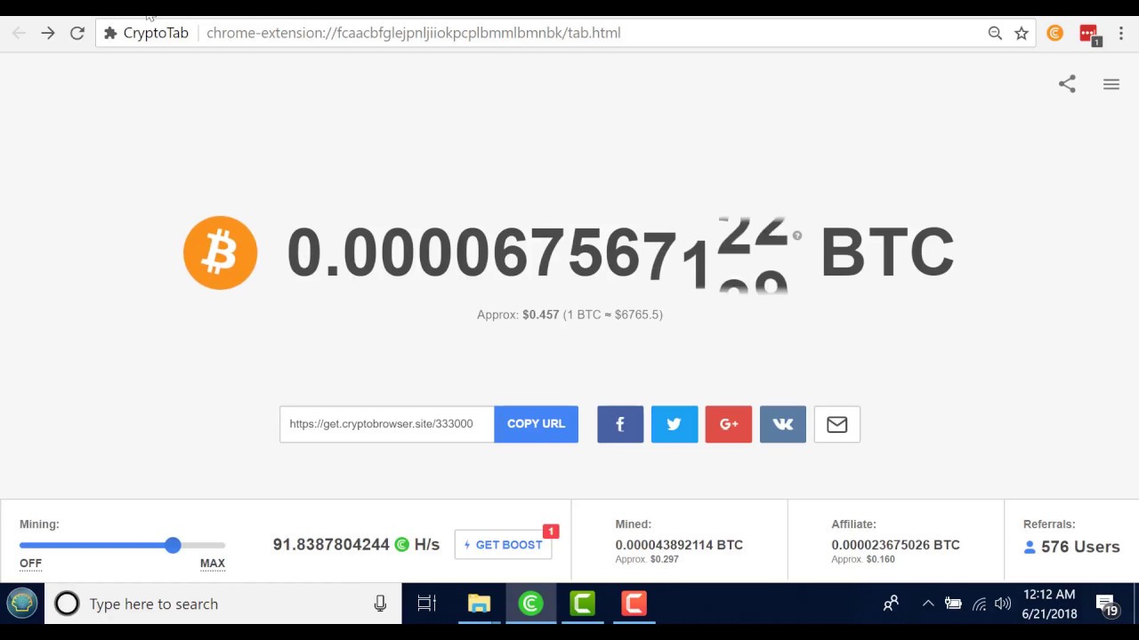 CryptoTab Withdraw Completed - Adbtc Advertise for CryptoTab Referrals ...
