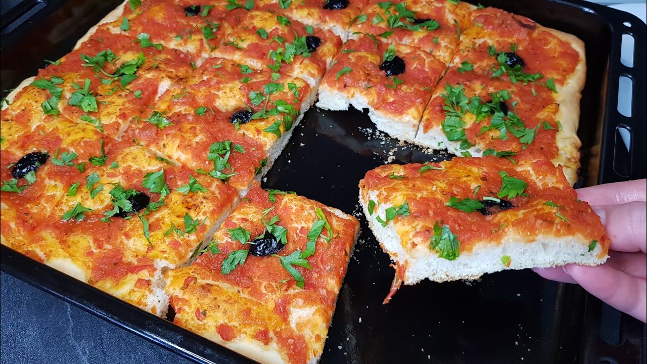 pizza carrée Algérienne tous les secrets pour la réussir pizza maison ...