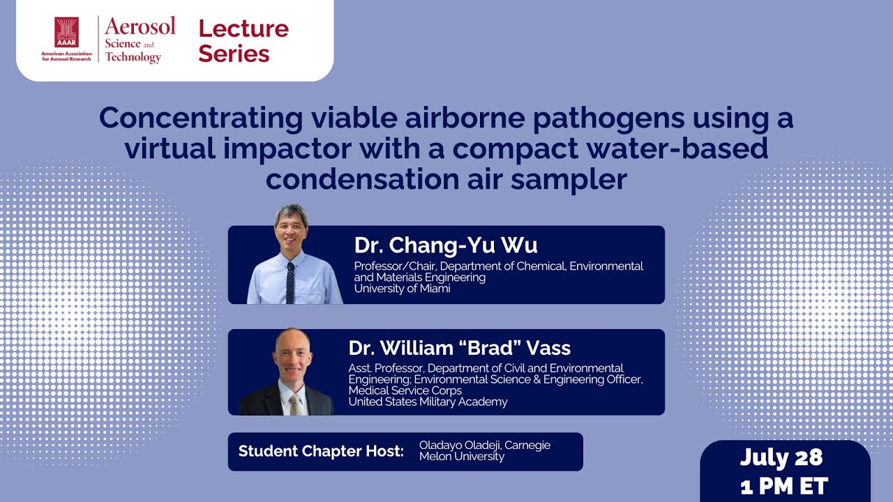 Concentrating Viable Airborne Pathogens Using a Virtual Impactor - YouTube