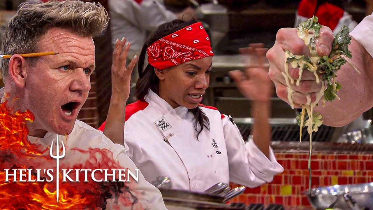 Chef Ramsay Pissed Off by Overly Dressed Salad & One Chef's Lost at Sea ...