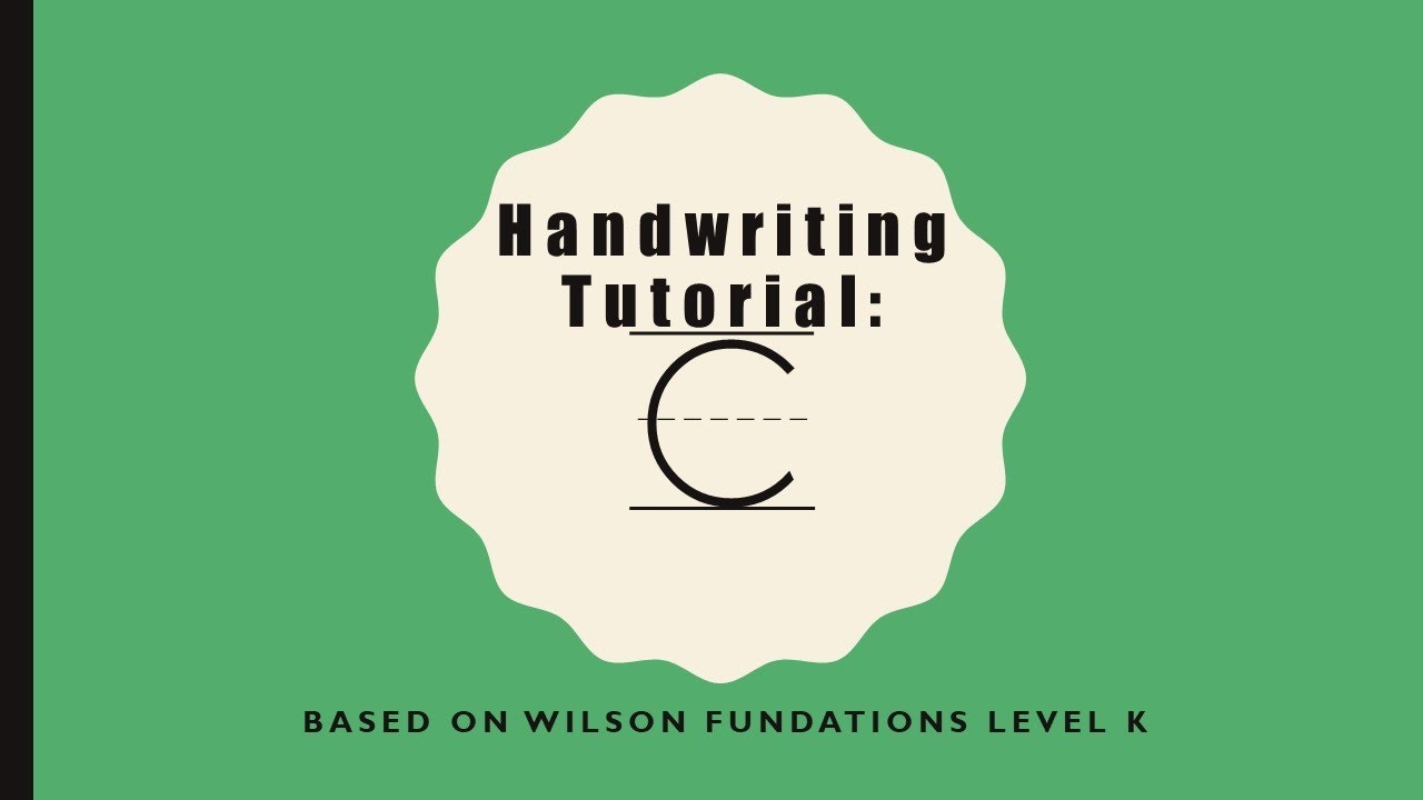 Handwriting Tutorial: C (uppercase) - YouTube