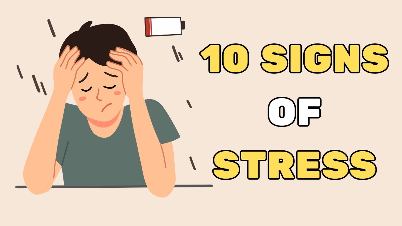 10 SIGNS of STRESS and how to manage it! - YouTube