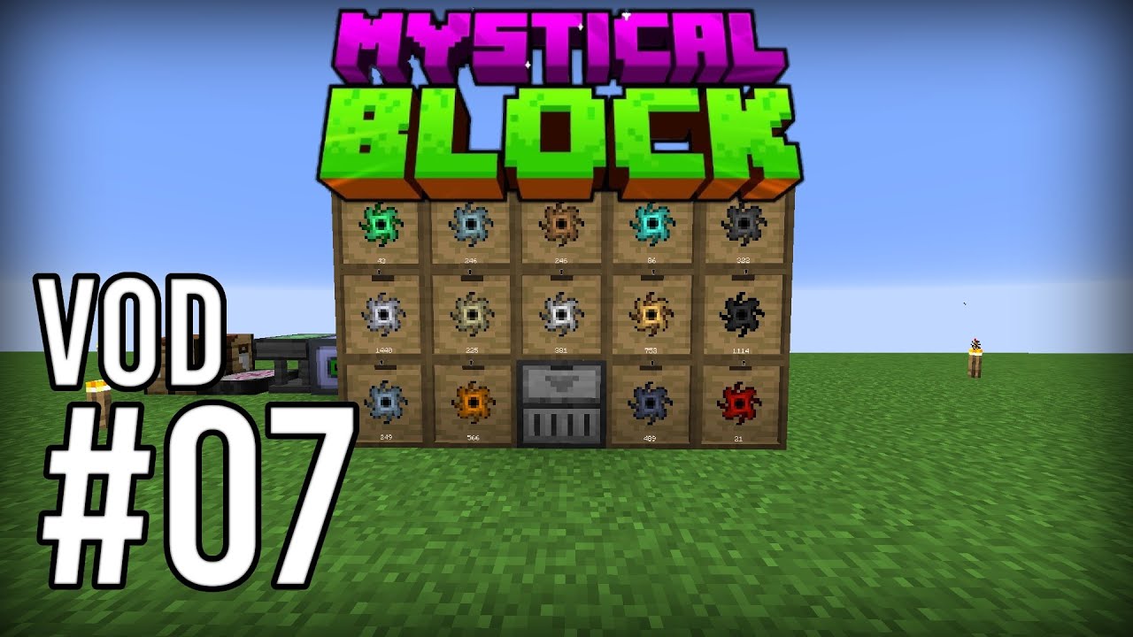 VOD - LES SINGULARITÉS ! // MYSTICAL BLOCK MODPACK #07 - YouTube