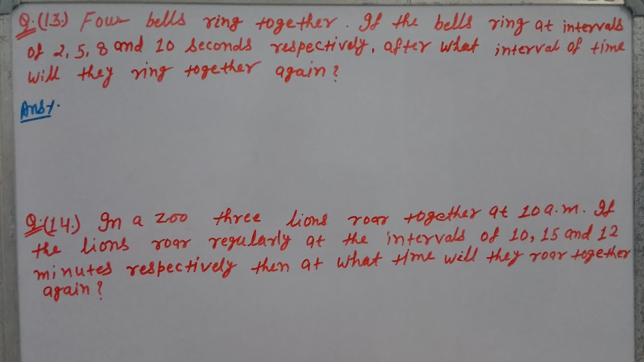 (Q).(13).(14). MATH Steps Class-5;1Exercise-13 - YouTube