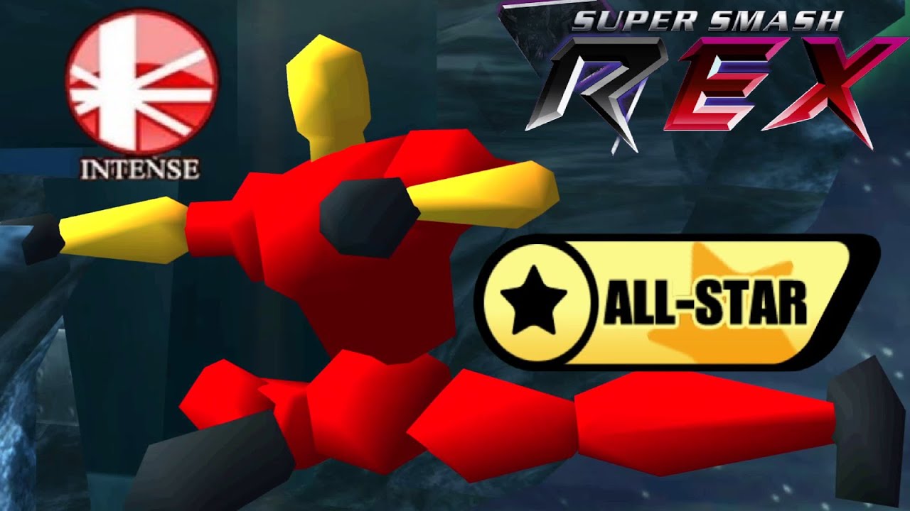 Super Smash REX Gameplay - All Star Mode with Dragon King (Intense ...