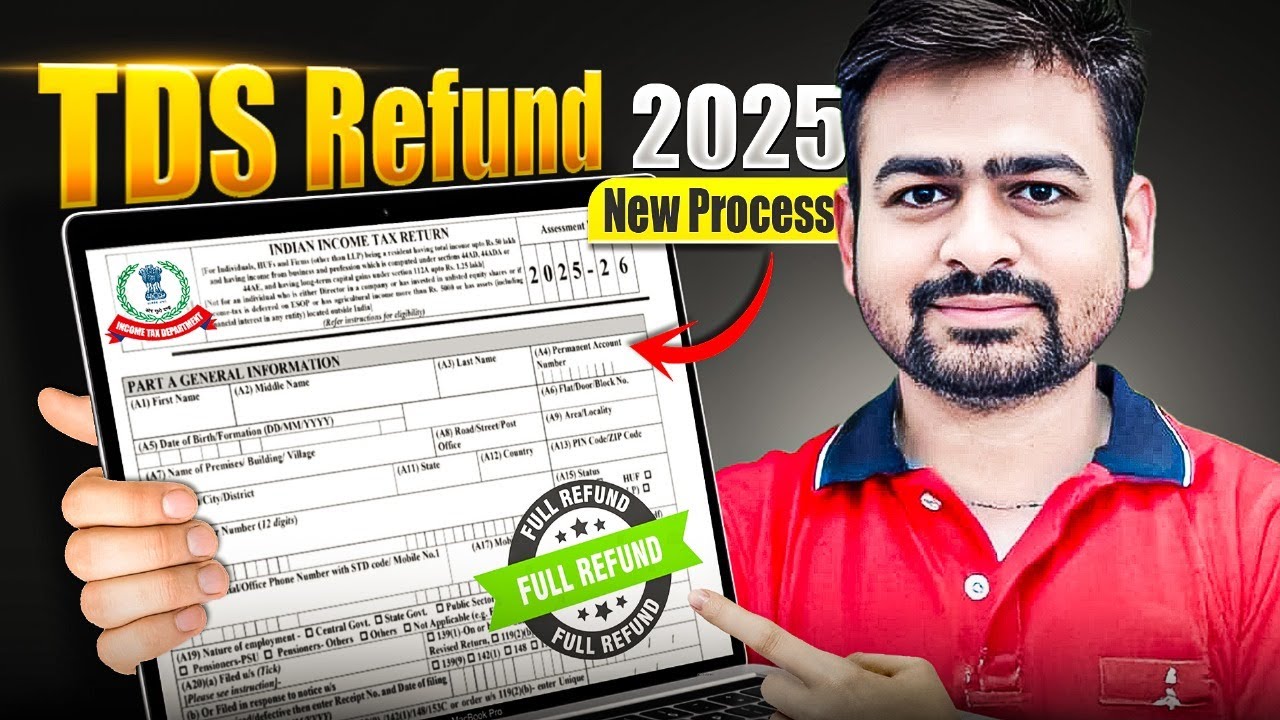 How to Claim TDS Refund Online | TDS Refund Process in Hindi | TDS ...