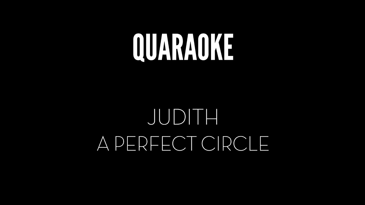 Judith - A Perfect Circle (Cover) - YouTube