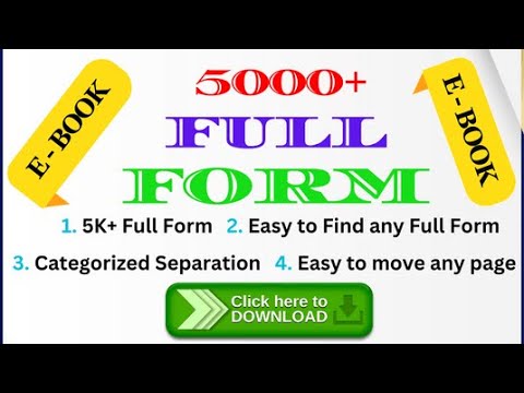 Full Form PDF | Abbreviation PDF (5000+ Full Form - Abbreviation are available in this PDF ...