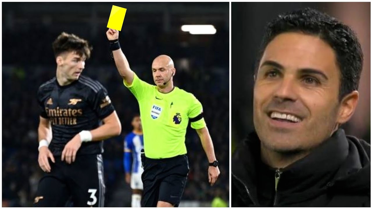 Mikel Arteta angry at Anthony Taylor he starts laughing at referee in ...
