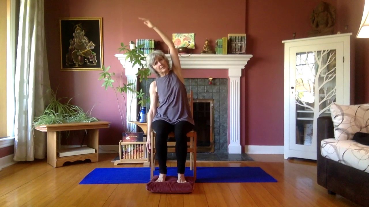 Yoga sur chaise - YouTube