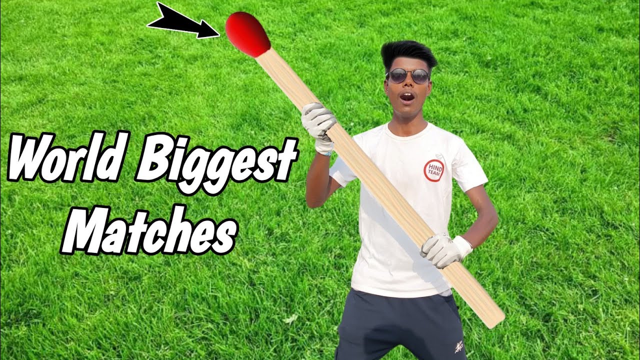 We Made World's Biggest Matches. - YouTube