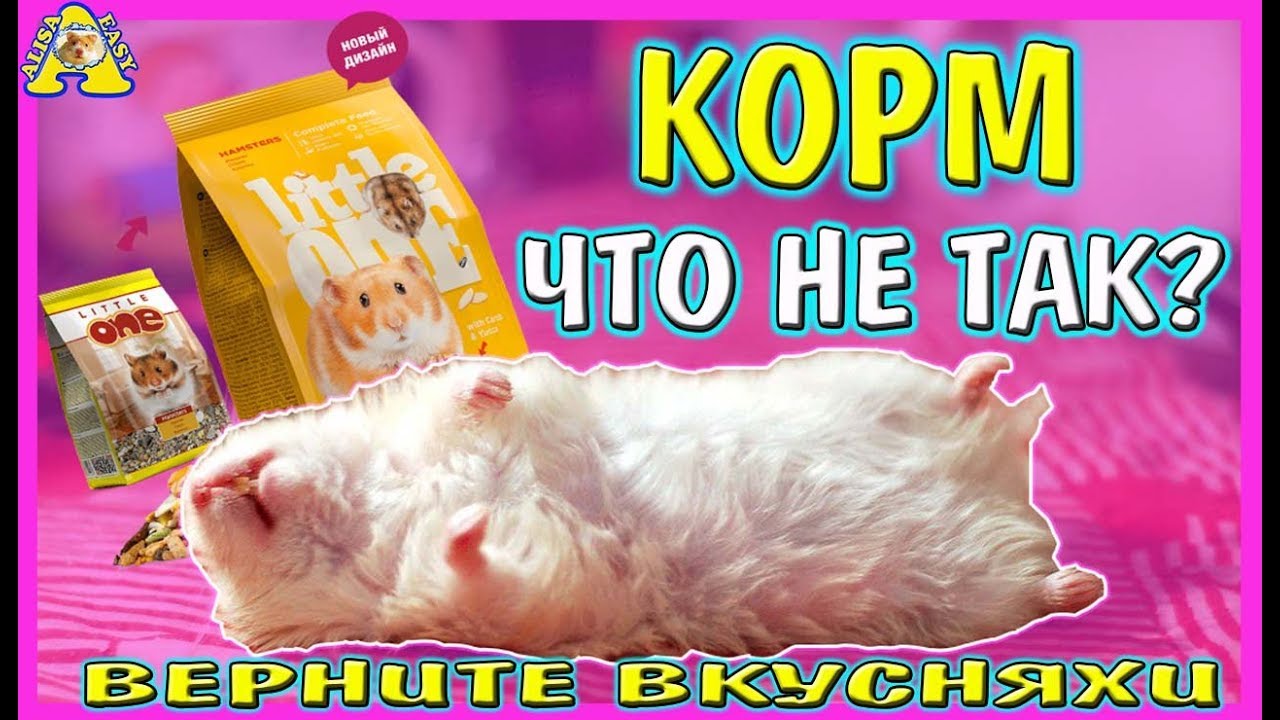 КОРМ ЛИТЛ ВАН для хомяков отзывы и состав | новый Little one для хомки ...